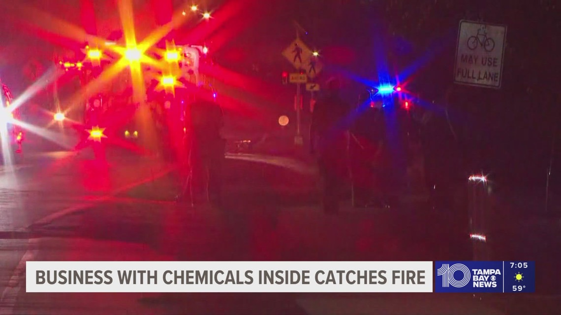 Evacuation order lifted after Pinellas Park business with hazardous ...