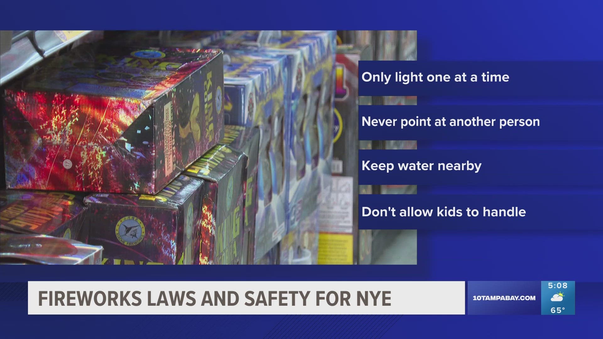 Are fireworks legal in Florida? Only on 3 days a year | wtsp.com