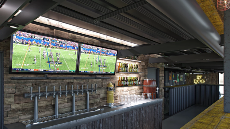 Boozehounds Dog Bar in Orlando, Florida, billed as a dog park and bar ...