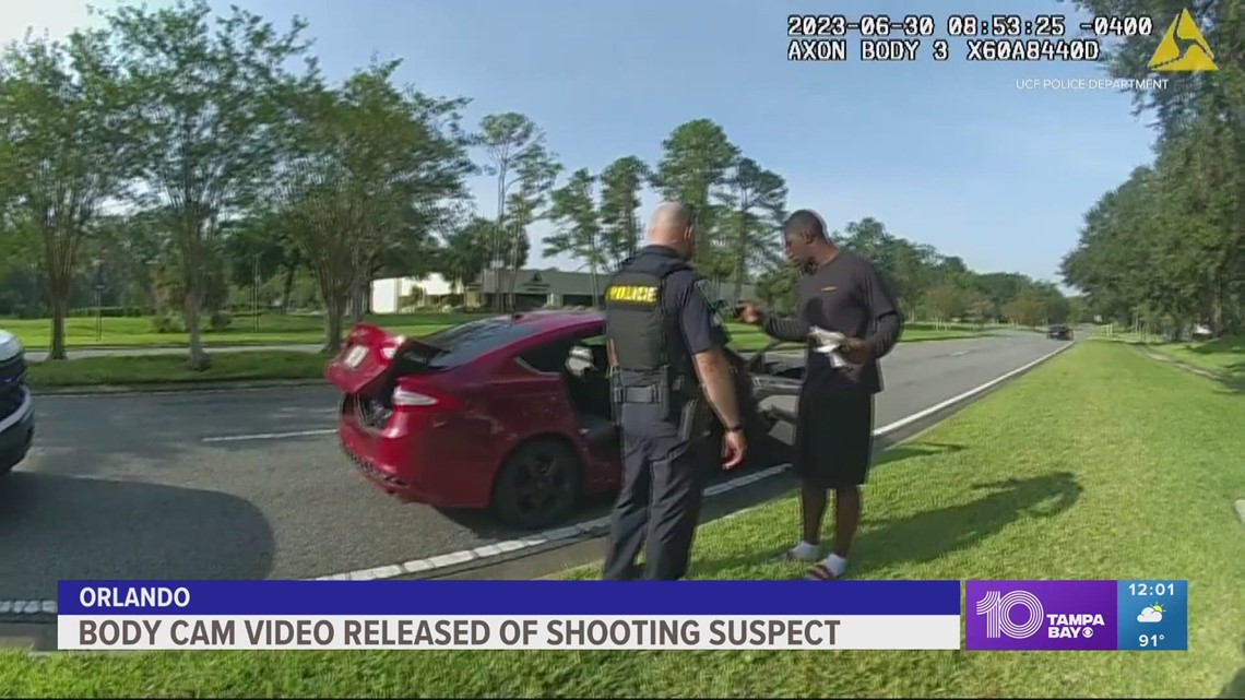 Police: Bodycam video shows man who shot 2 Orlando officers running ...
