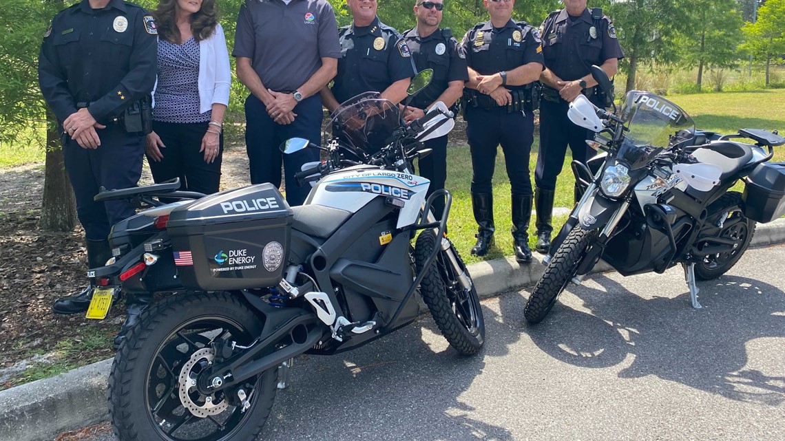 Largo police receive new electric motorcycles | wtsp.com
