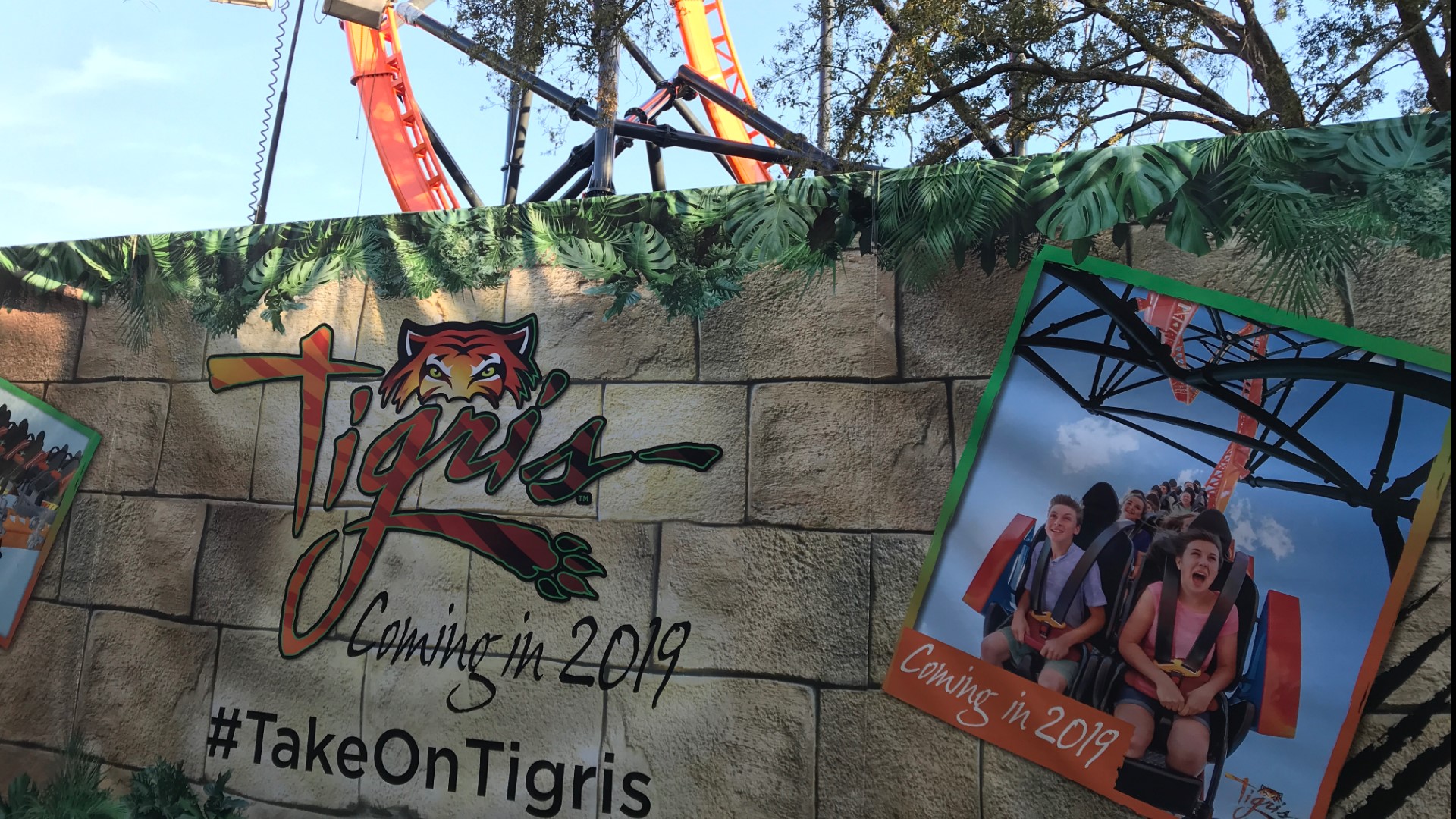 A behind the scenes look at Busch Gardens' new roller coaster, Tigris ...