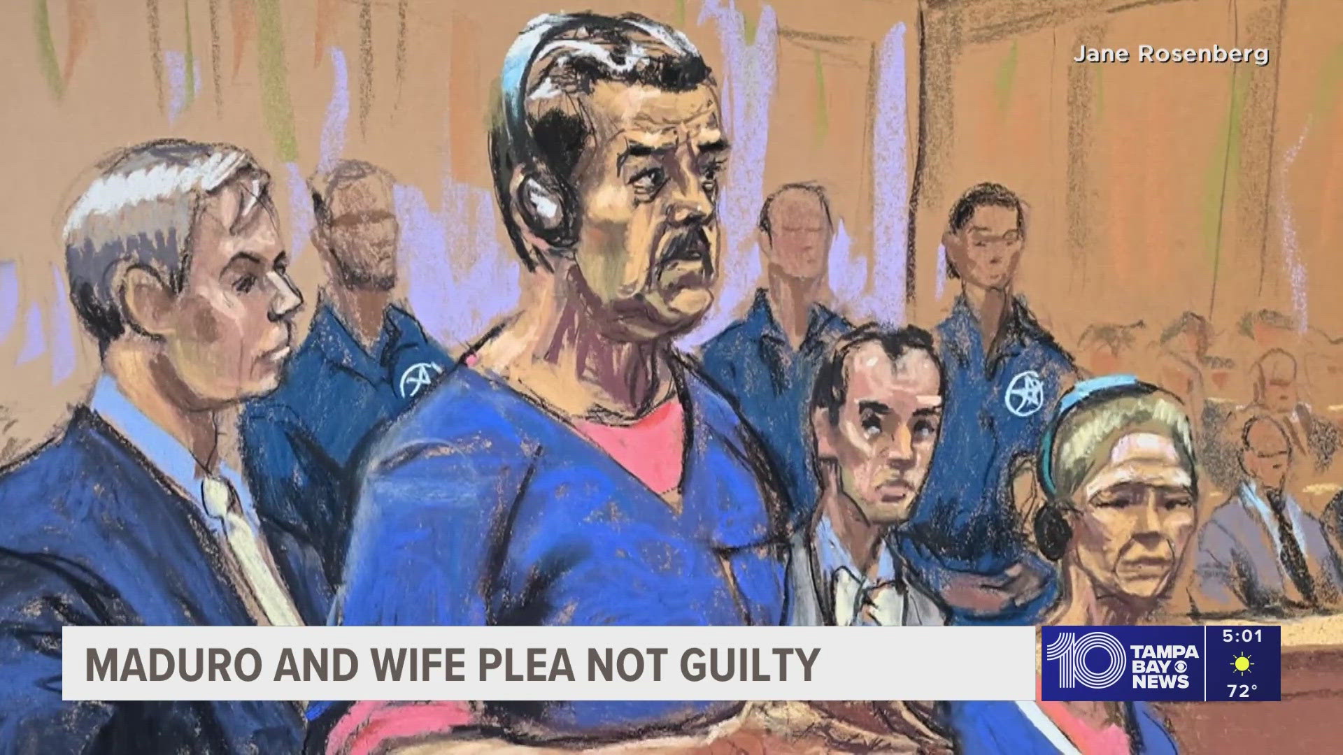 Venezuela’s Maduro and wife plead not guilty in first US court ...