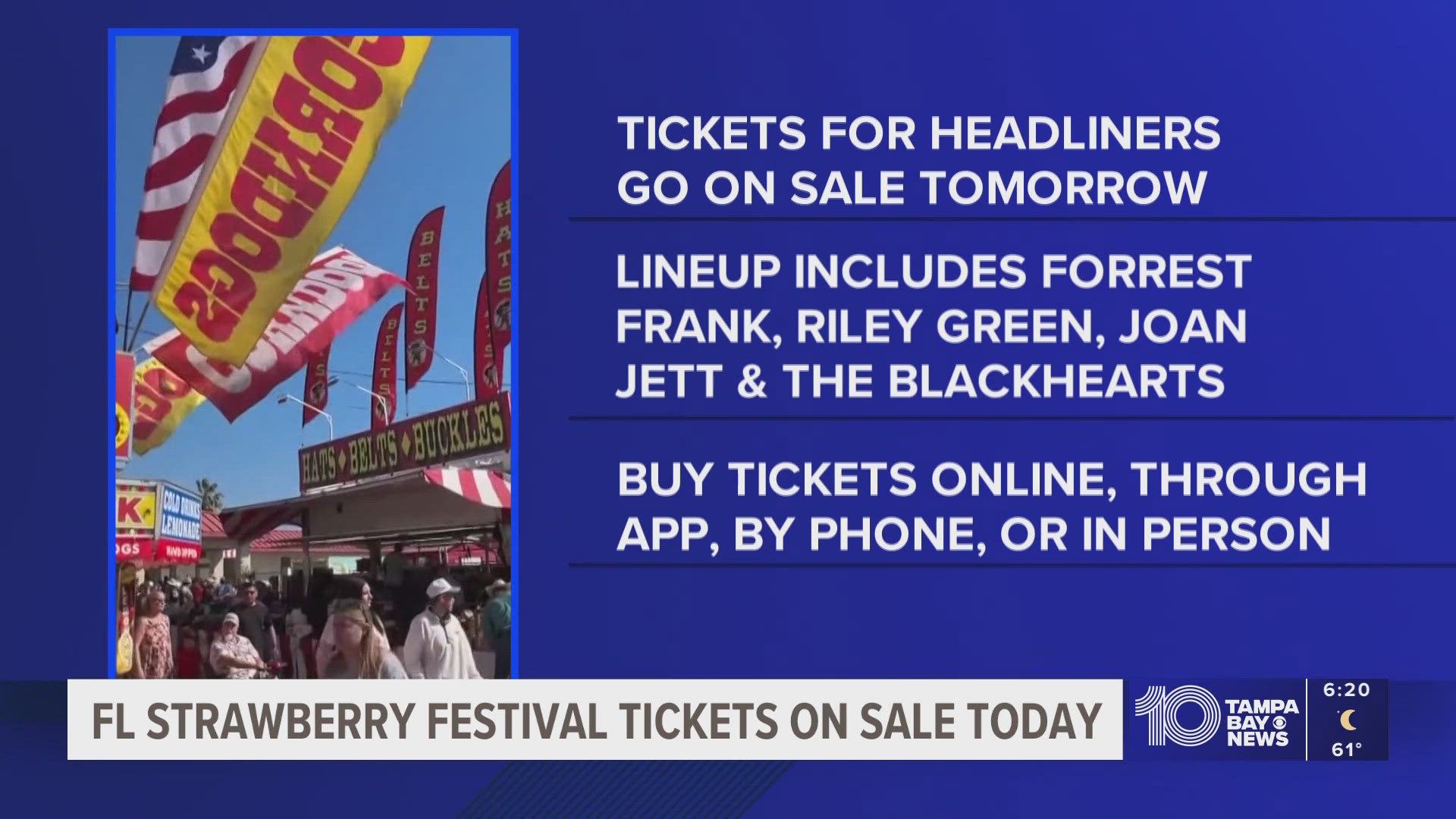 Florida Strawberry Festival tickets for 2026 concerts on sale now ...