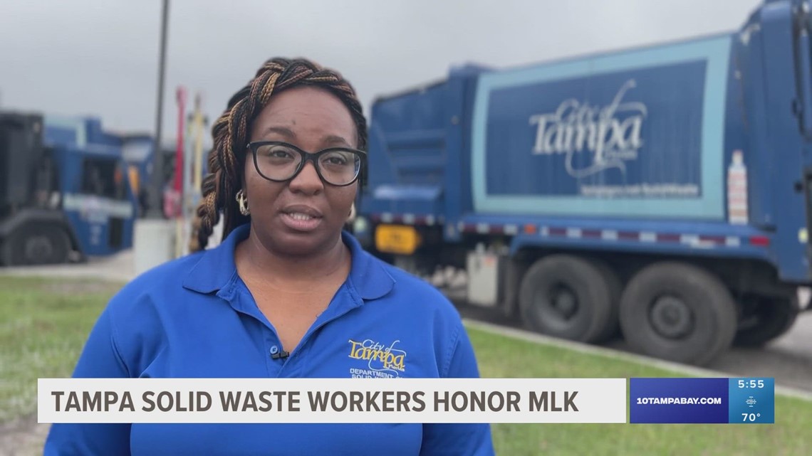 Tampa solid waste workers honor legacy of Dr. Martin Luther King Jr ...