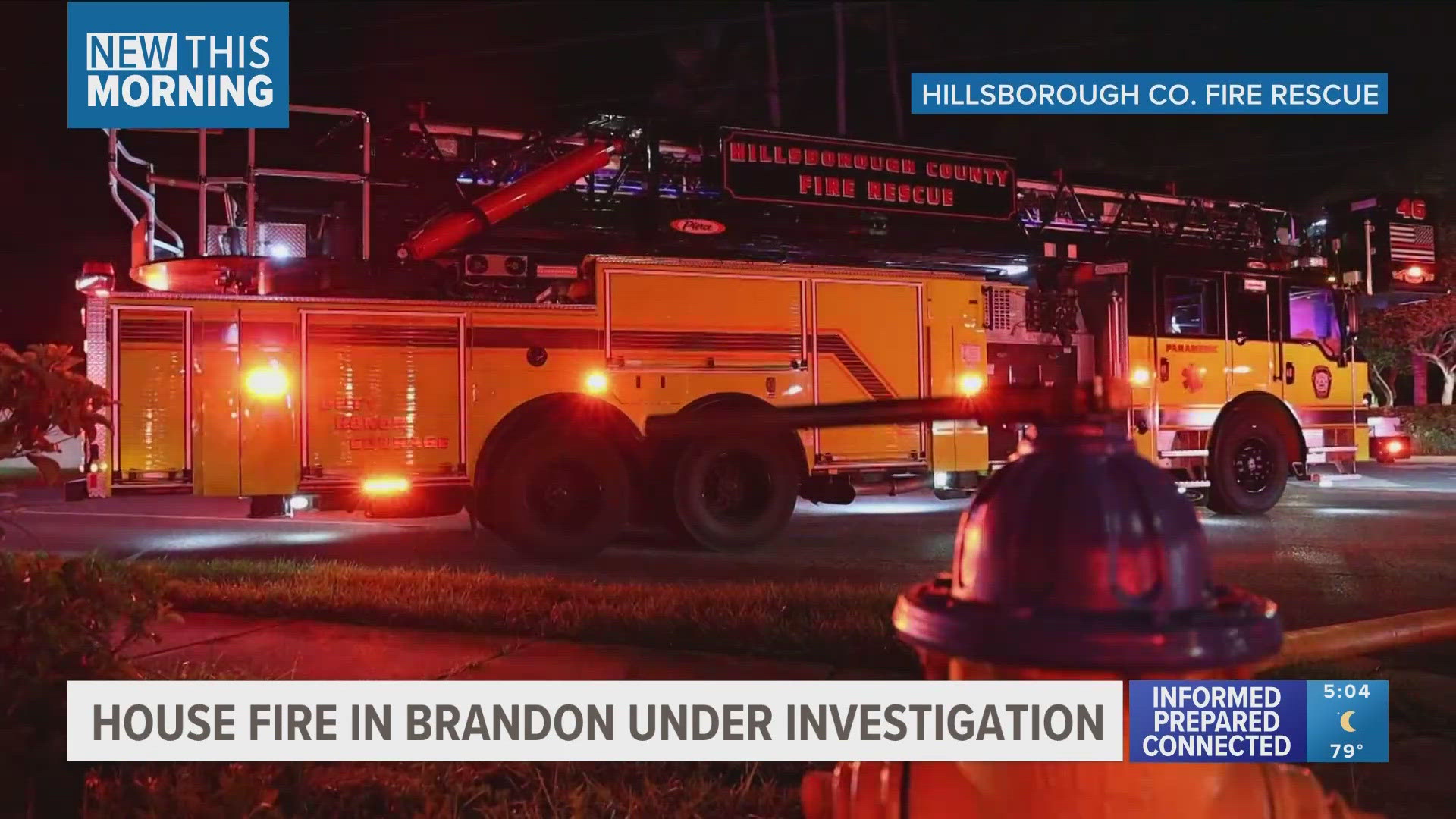 Hillsborough Fire Rescue puts out flames at Brandon home | wtsp.com