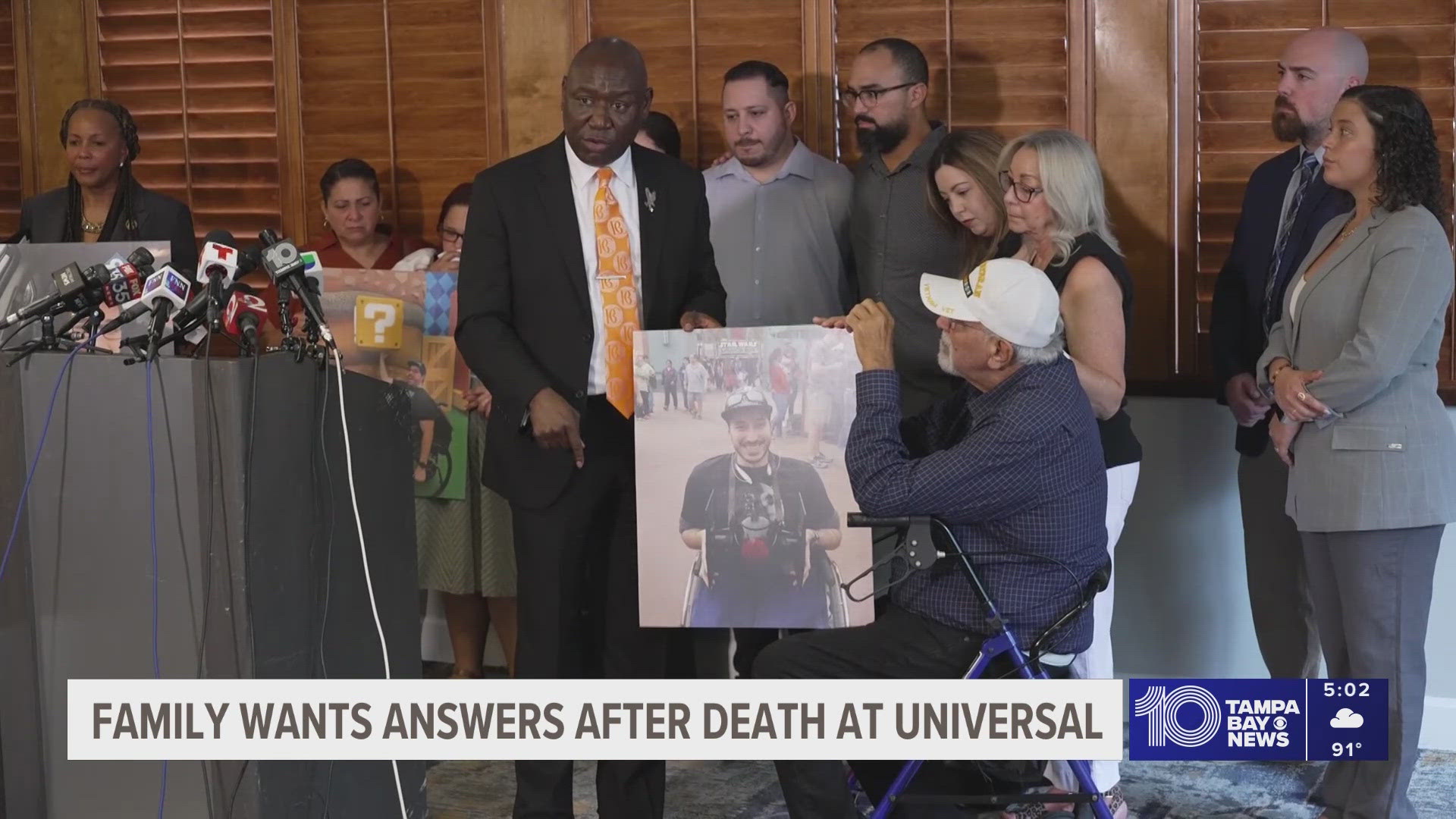 Attorney Ben Crump calls for transparency in Universal Orlando ride ...