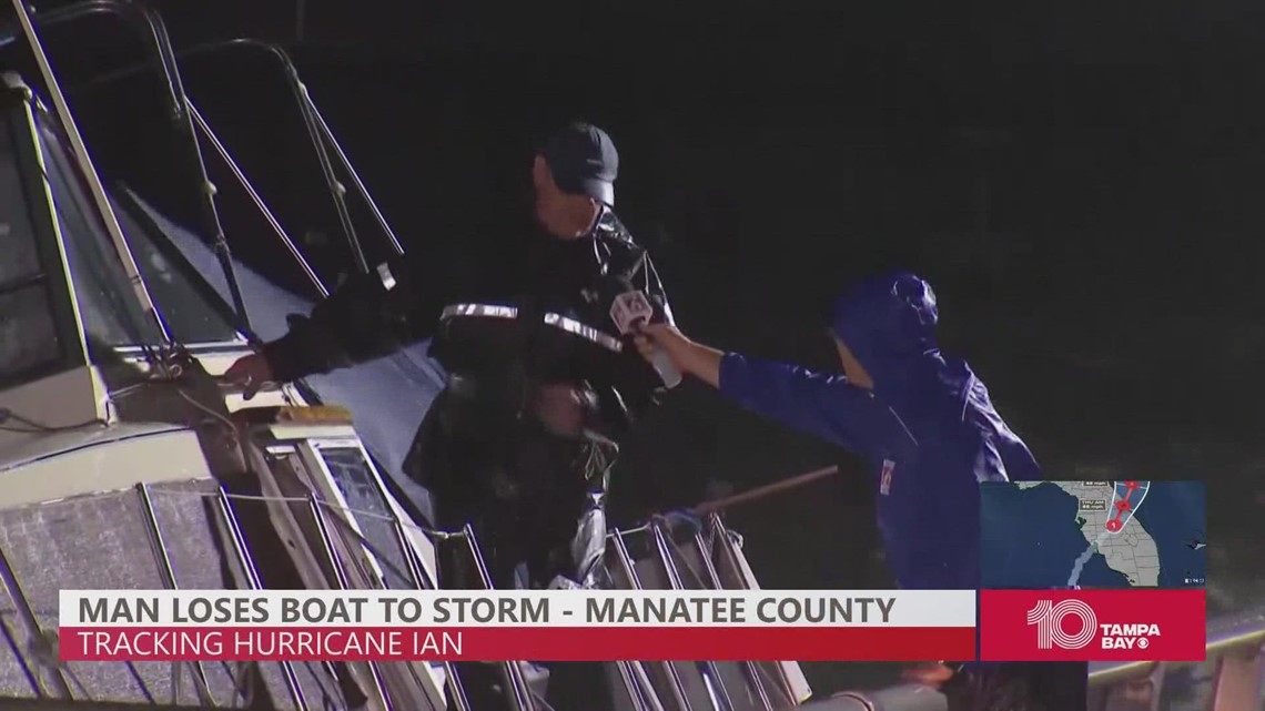 Man in Manatee County loses boat to Hurricane Ian | wtsp.com