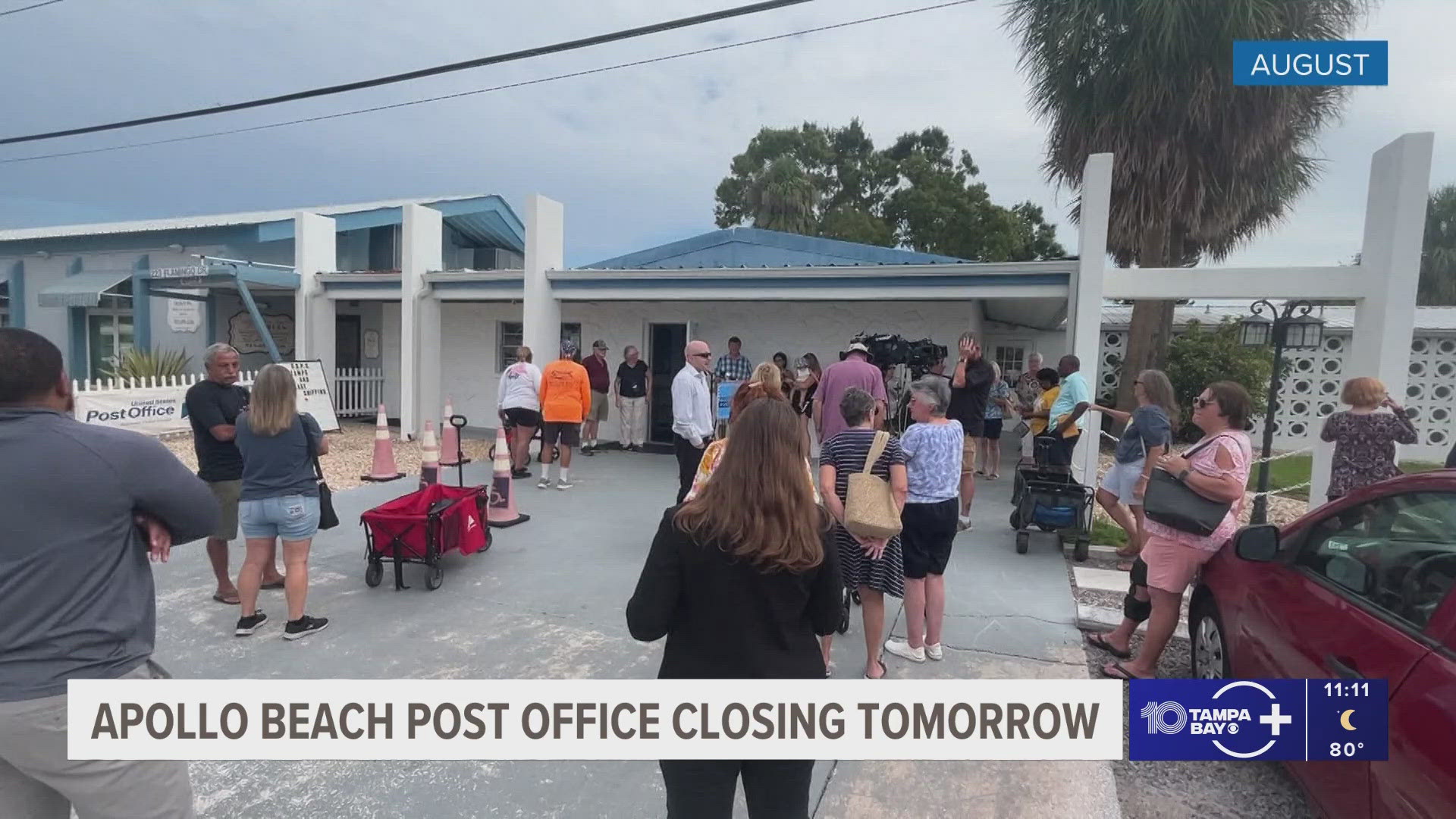 Apollo Beach post office closing on Tuesday after 20 years | wtsp.com