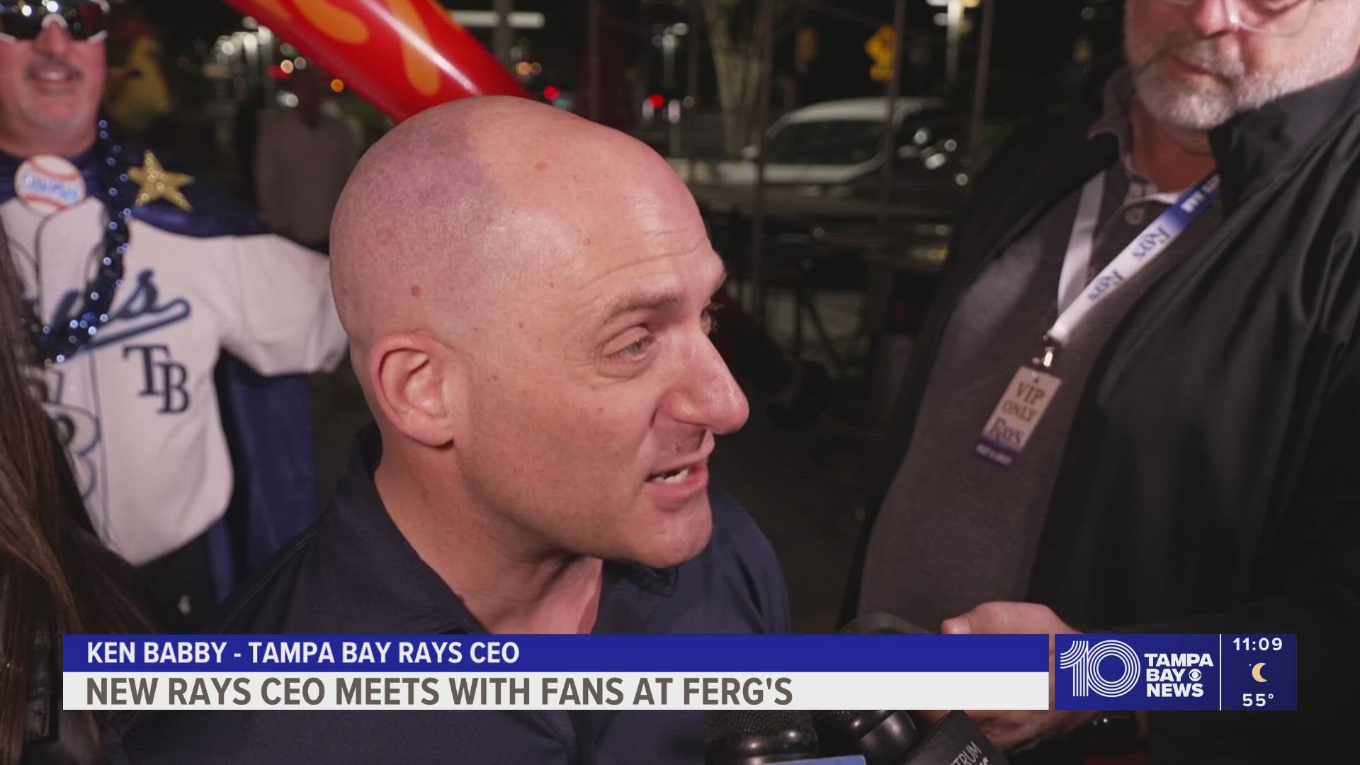 New Tampa Bay Rays CEO meets with fans at Ferg's Sports Bar & Grill ...