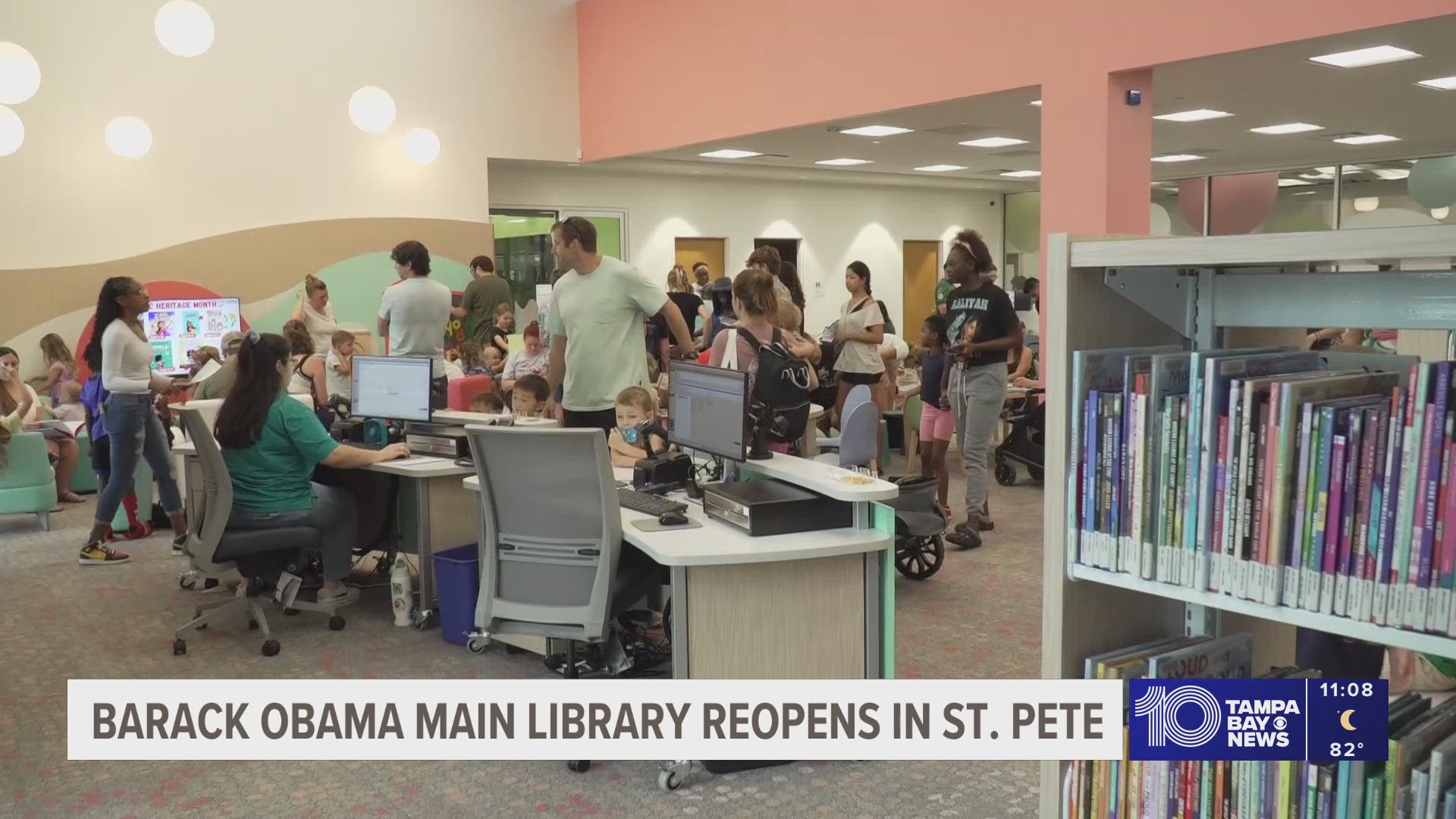 Barack Obama Main Library reopens in St. Pete | wtsp.com