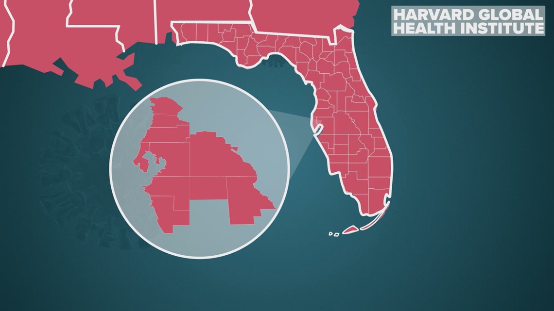 Florida counties are in the 'Danger Zone' as COVID-19 cases reach ...
