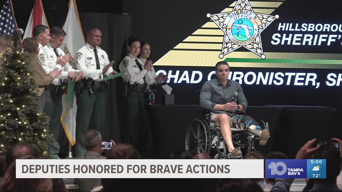Hillsborough County Deputies Honored For Brave Actions