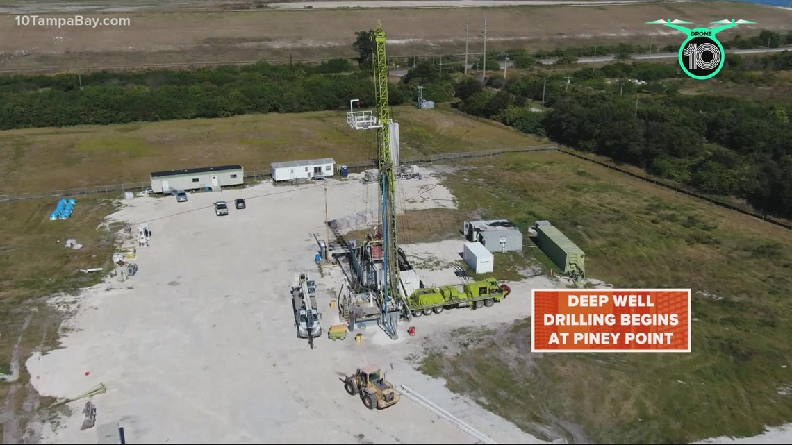 Drilling officially begins for Piney Point deep-injection well | wtsp.com