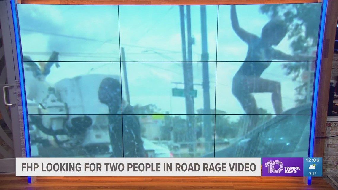 Fhp Man Woman Seen In Video Attacking Persons Car In Road Rage