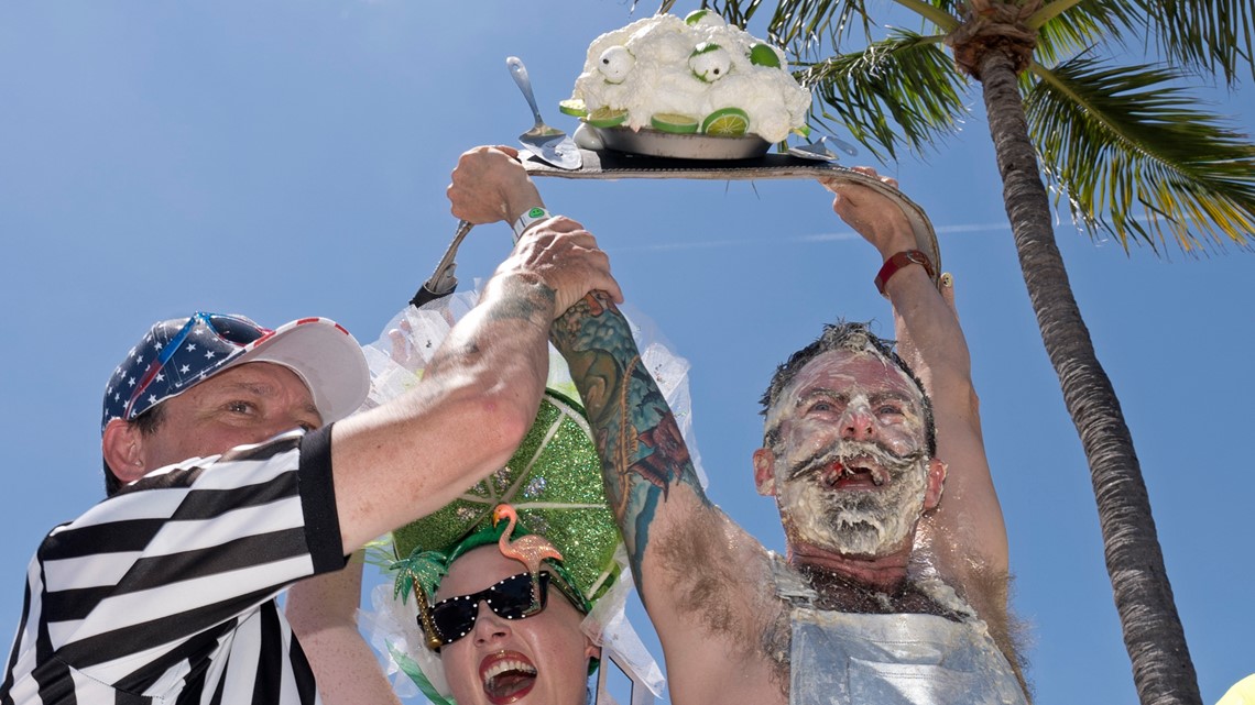 Florida man eats whole key lime pie in 58.2 seconds during Key West ...