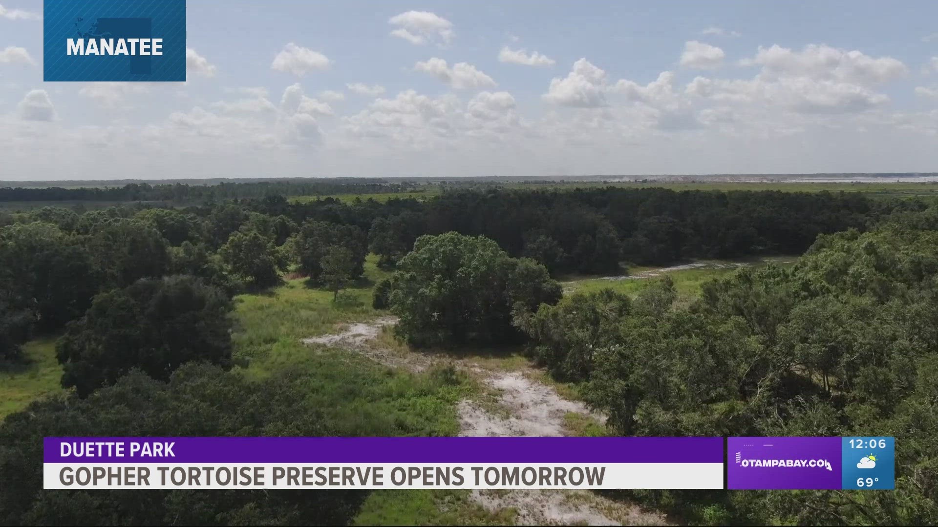 Gopher Tortoise Preserve opens in Manatee County tomorrow | wtsp.com