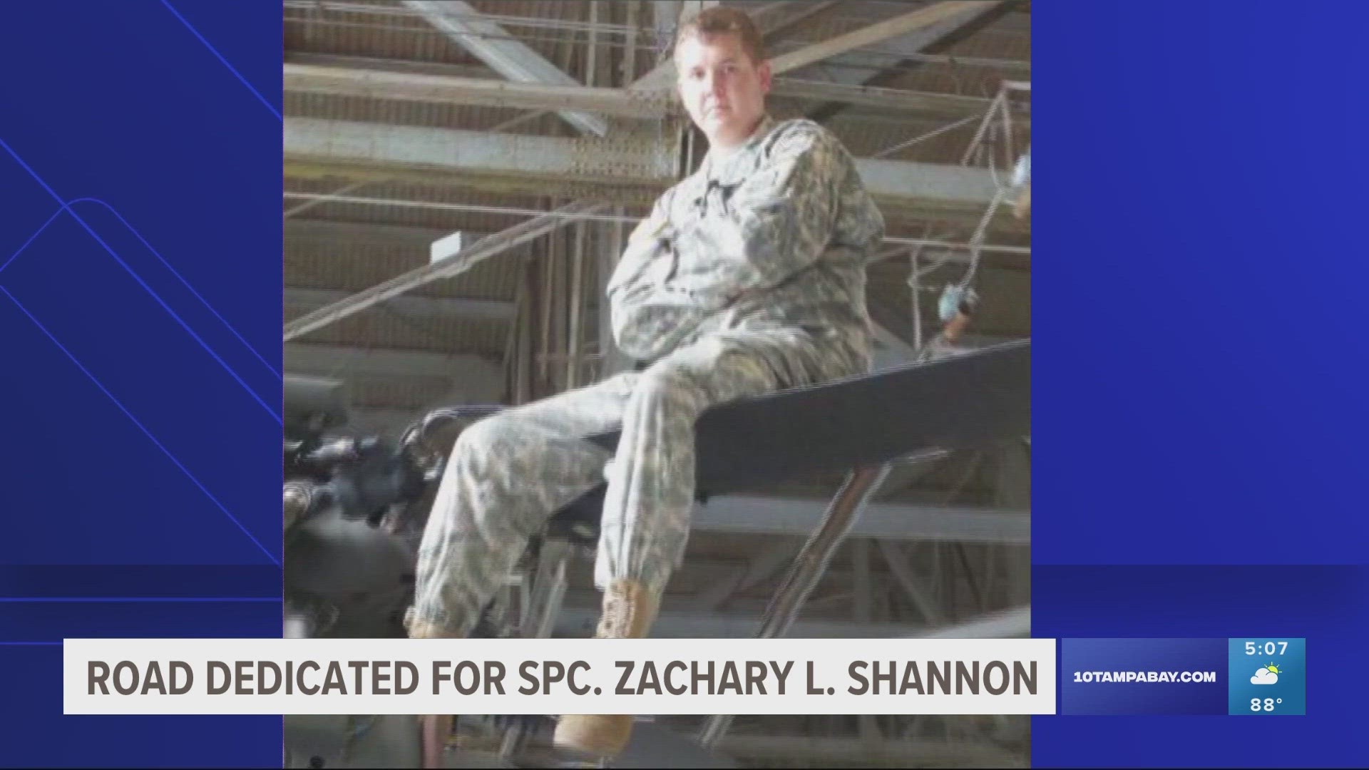 The Zachary L. Shannon Memorial Highway is dedicated in Dunedin | wtsp.com