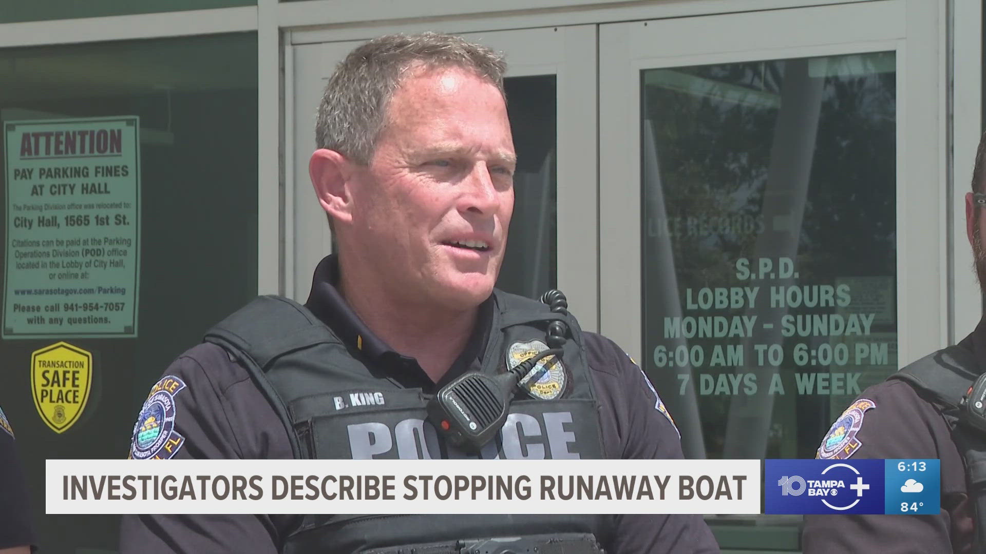 WATCH: Officials stop runaway boat in Sarasota after driver falls ...