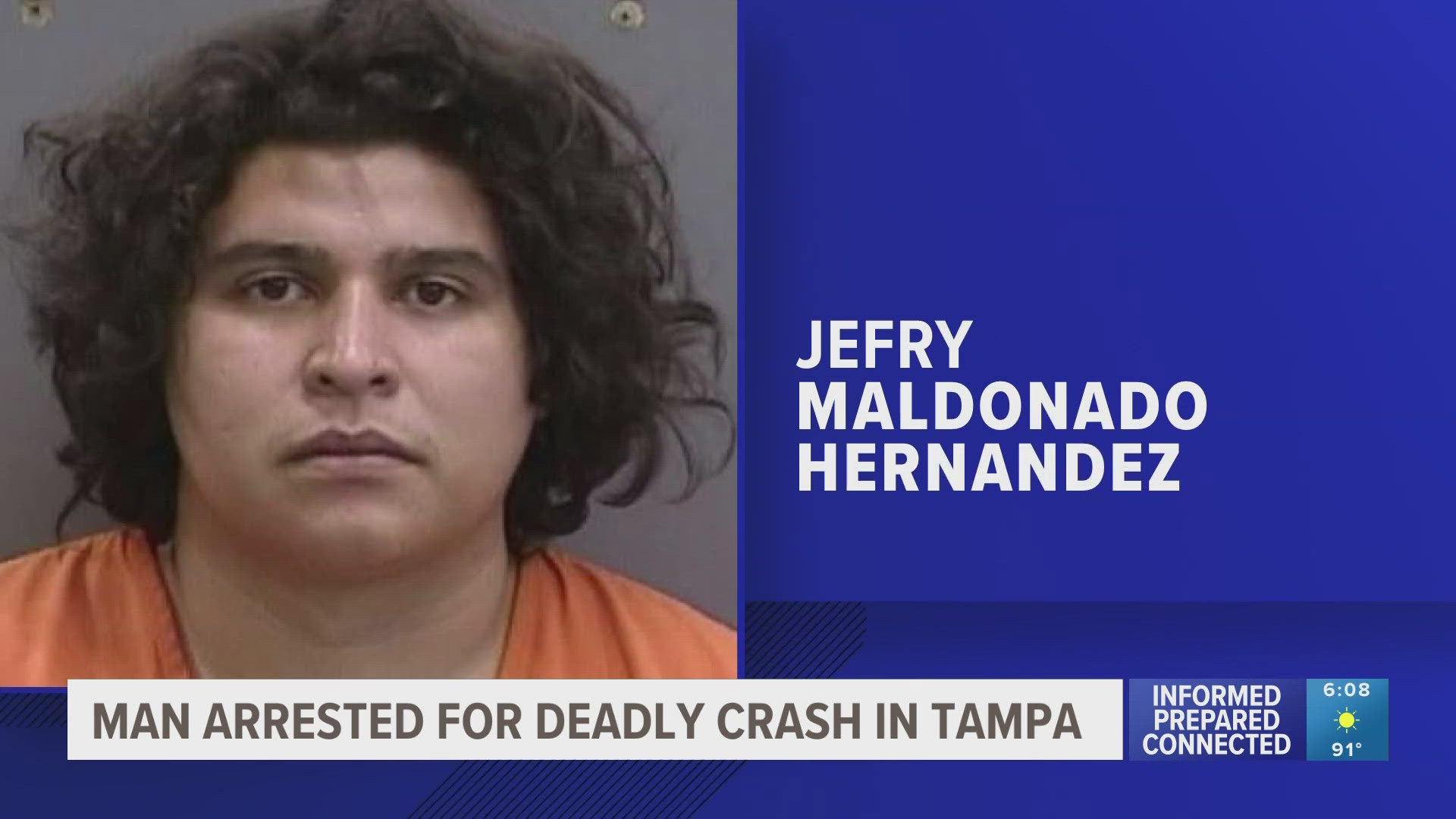 Driver hit with numerous charges after deadly DUI crash in Tampa | wtsp.com