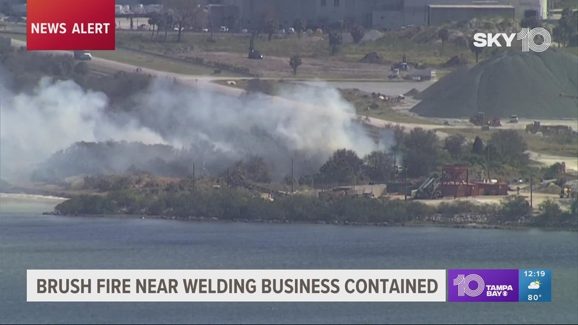 Brush fire near welding business in Keysville-Plant City area | wtsp.com