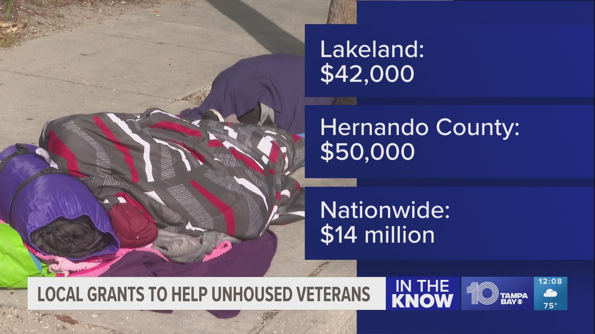Local grants awarded to help unhoused veterans | wtsp.com