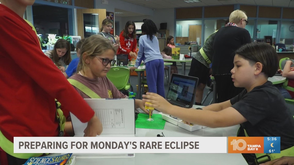 A teacher in the Tampa Bay area is using the solar eclipse for a ...