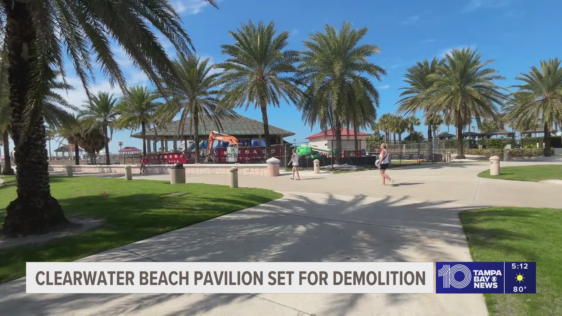 Demolition set to begin on Clearwater Beach pavilion damaged by ...