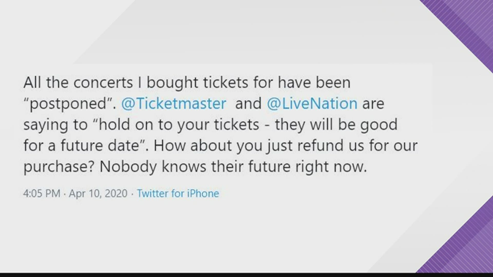 Fans upset with Ticketmaster policy changes | wtsp.com