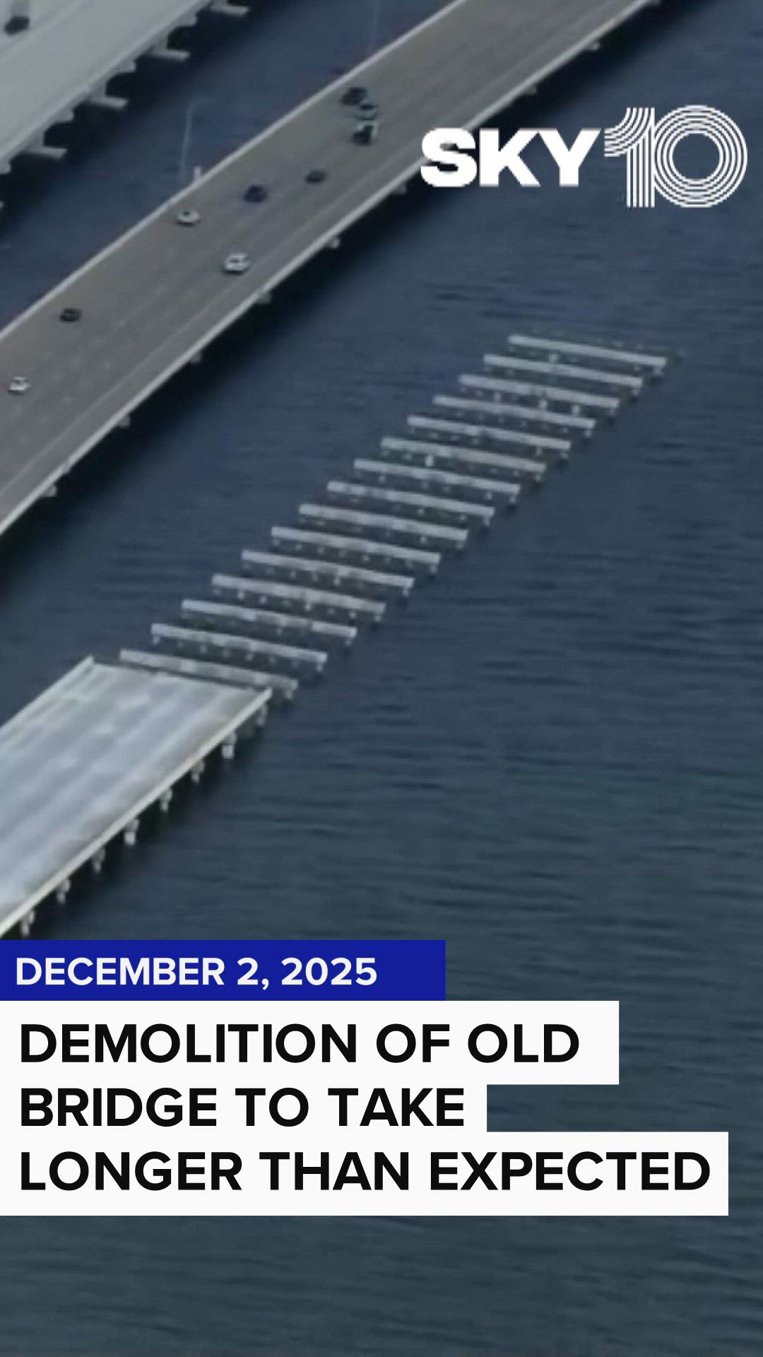 Demolition of old Howard Frankland Bridge to take longer than expected | wtsp.com