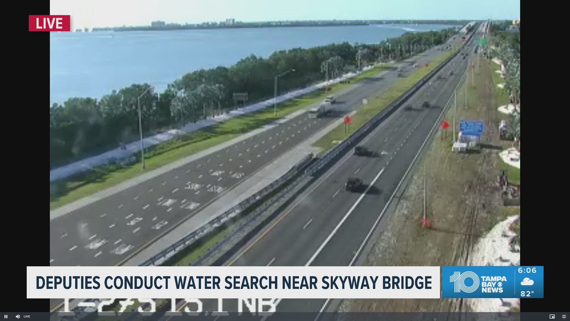 Search underway after man disappears in water off Sunshine Skyway ...