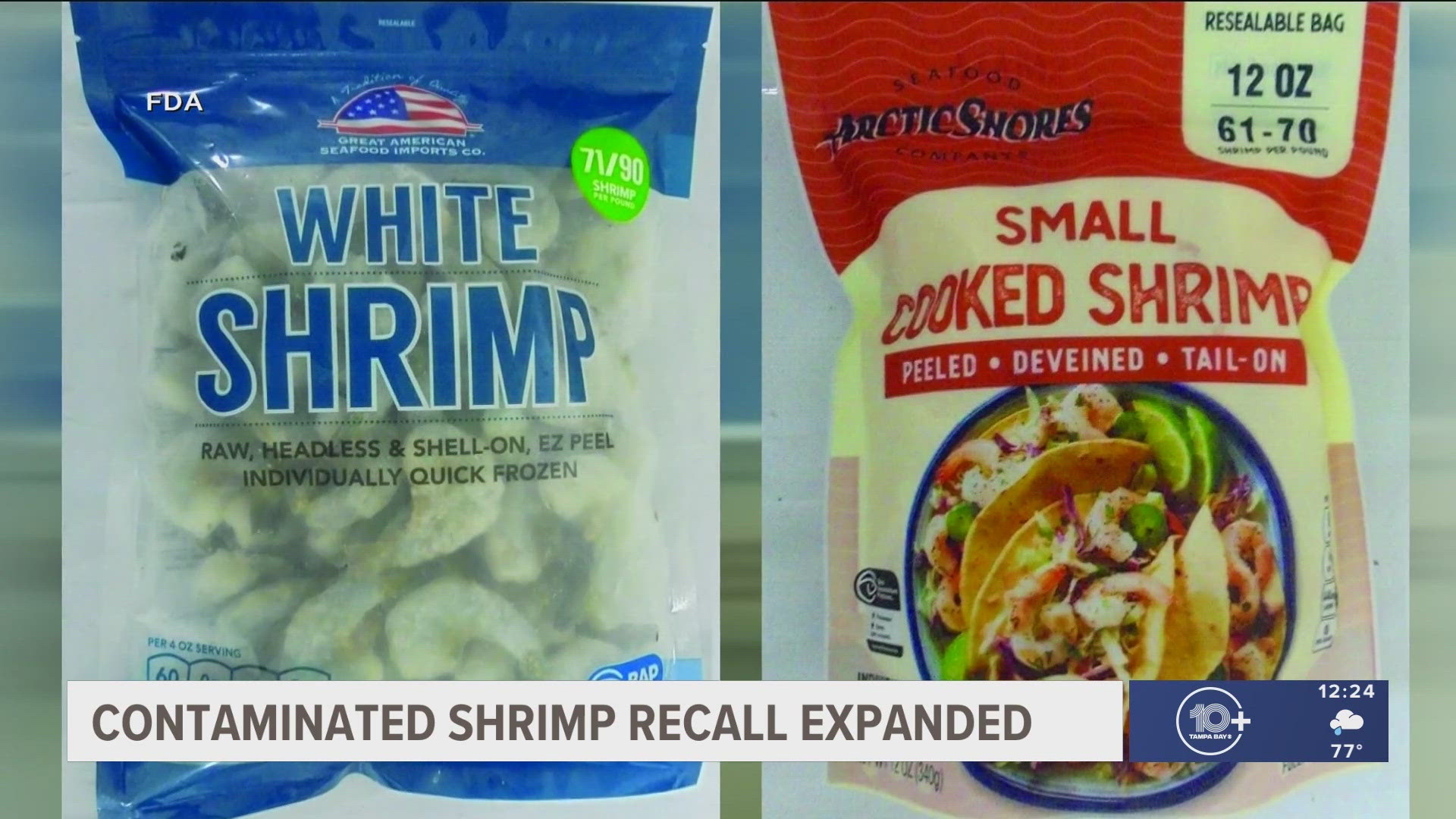 Southwind Foods recalls frozen shrimp due to contamination | wtsp.com