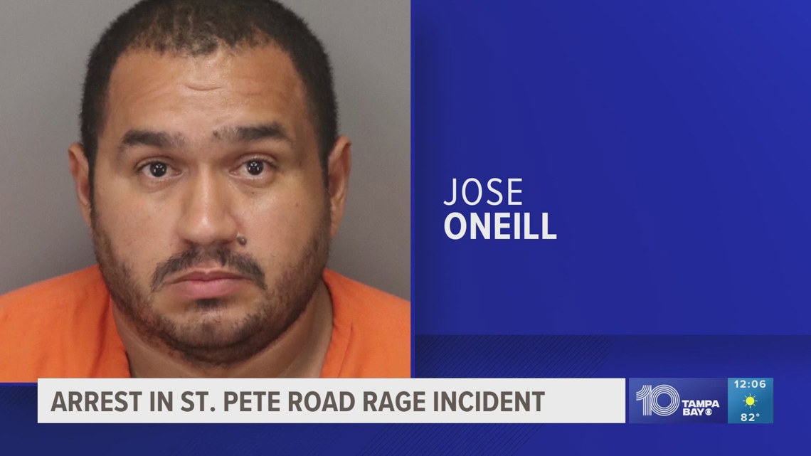 Man arrested after road rage incident in St. Pete charged with ...