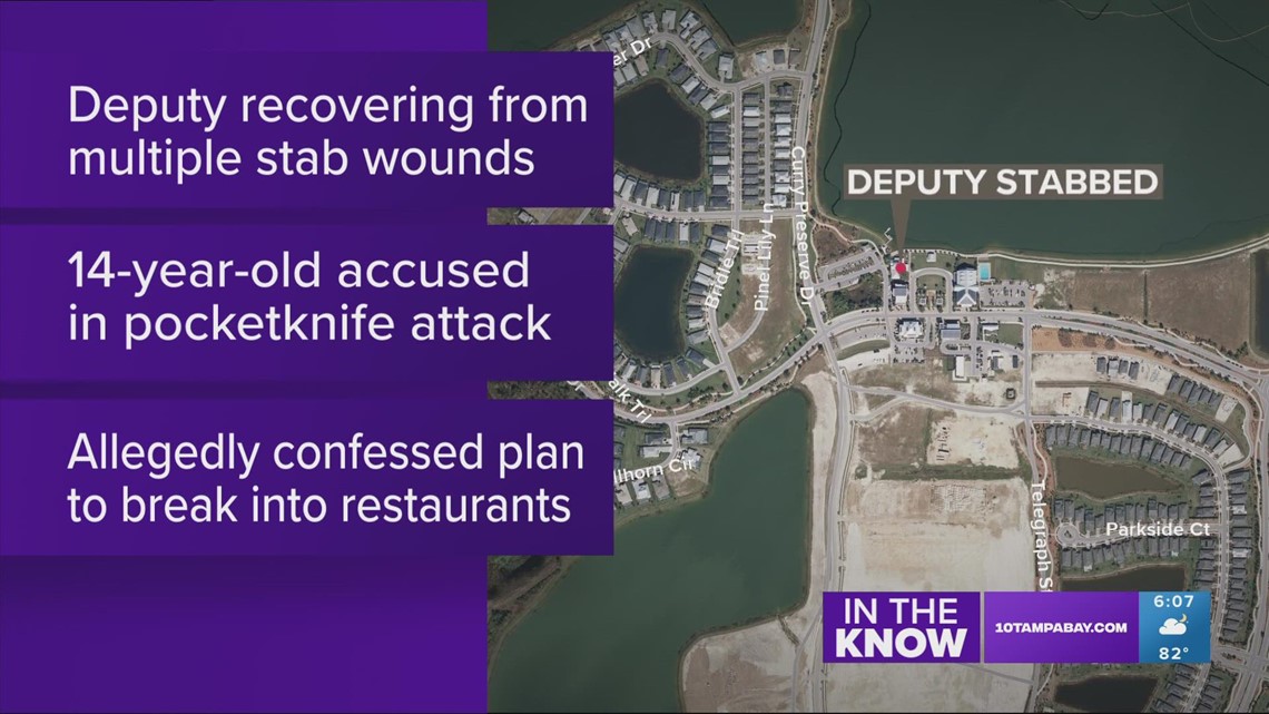 Deputy recovering after being stabbed multiple times by teen in Babcock ...