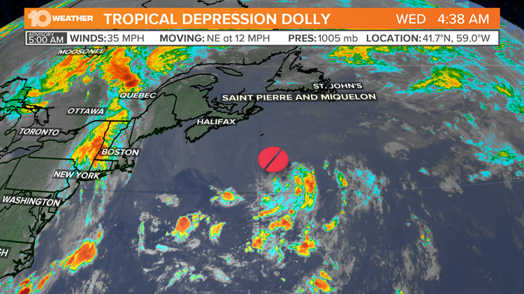Tropical Storm Dolly forms over the Atlantic Ocean | wtsp.com