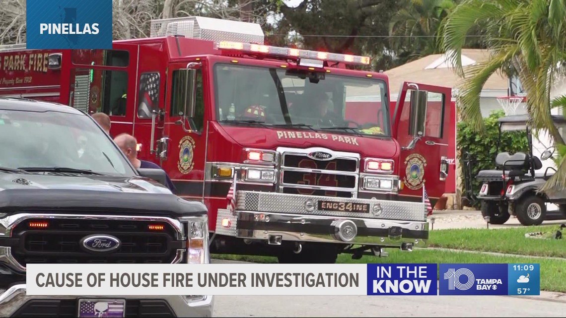 Woman escapes with dog from Pinellas Park home destroyed by fire | wtsp.com