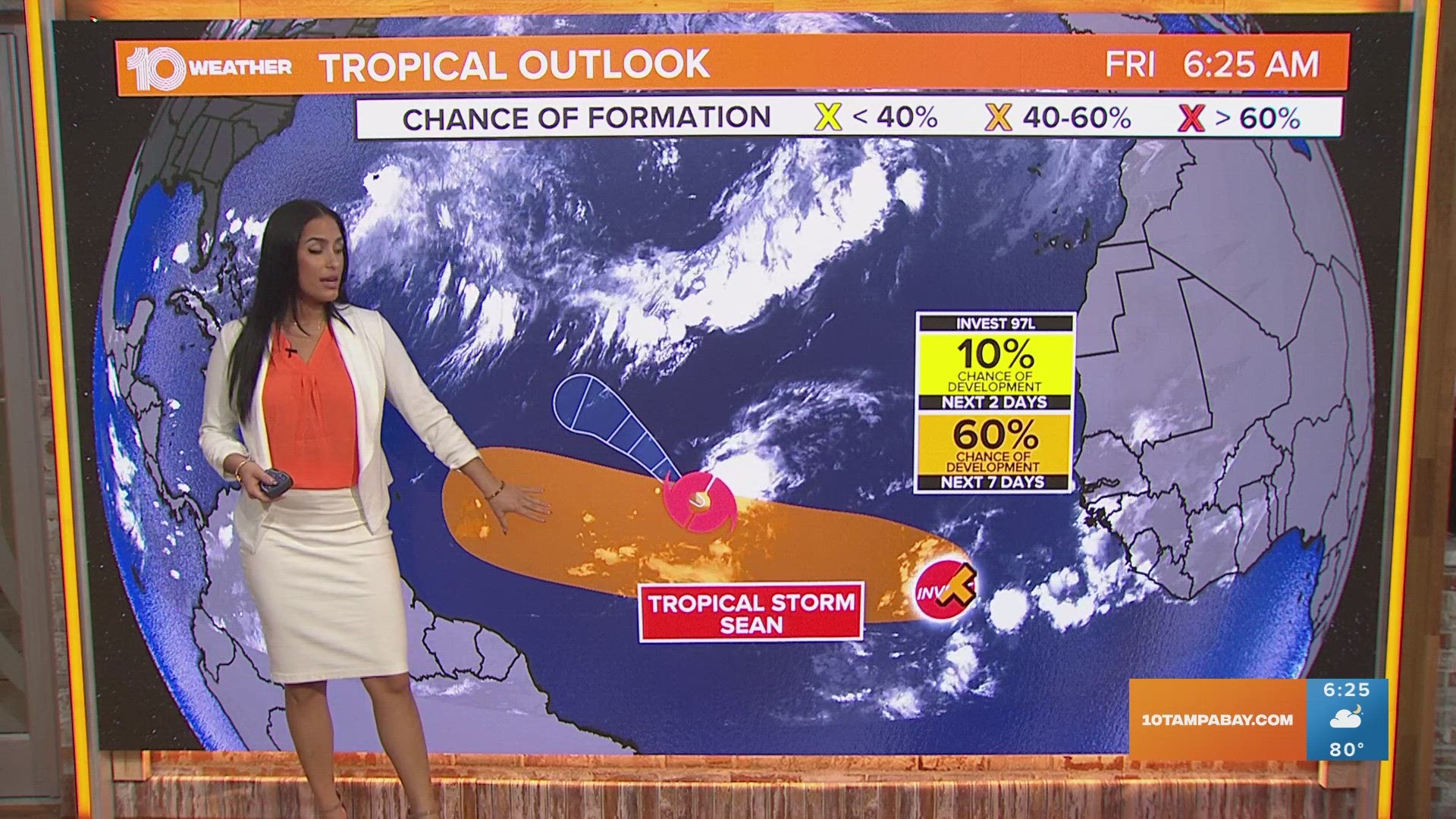 Tracking The Tropics Tropical Storm Sean Another Disturbance Out In