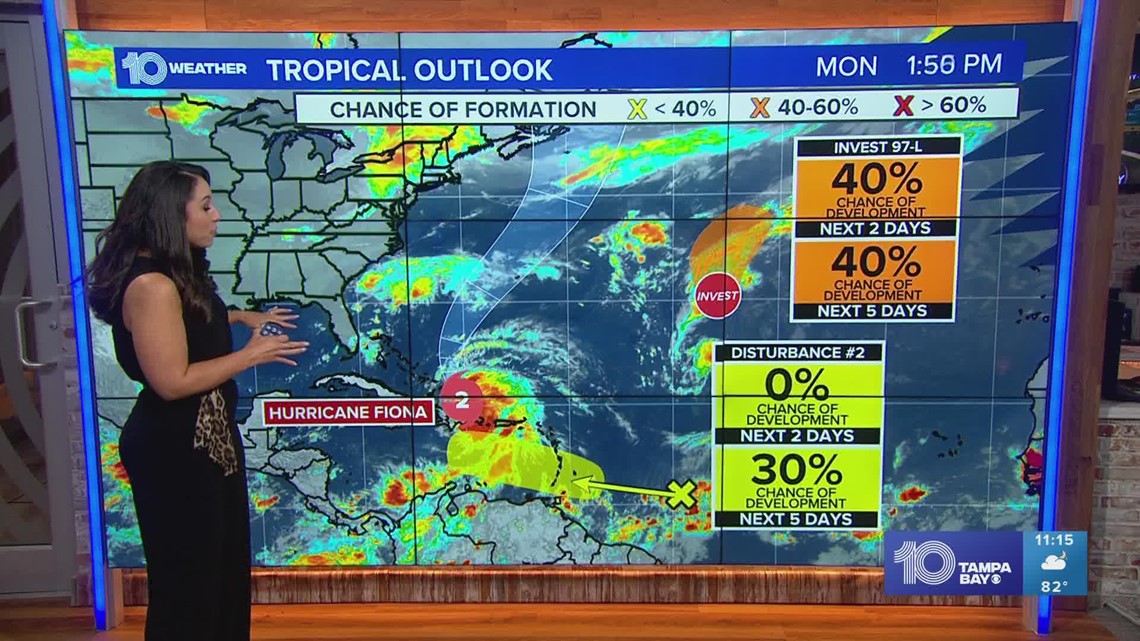 Tracking the Tropics: Hurricane Fiona strengthening, remains on track to become season's 1st ...