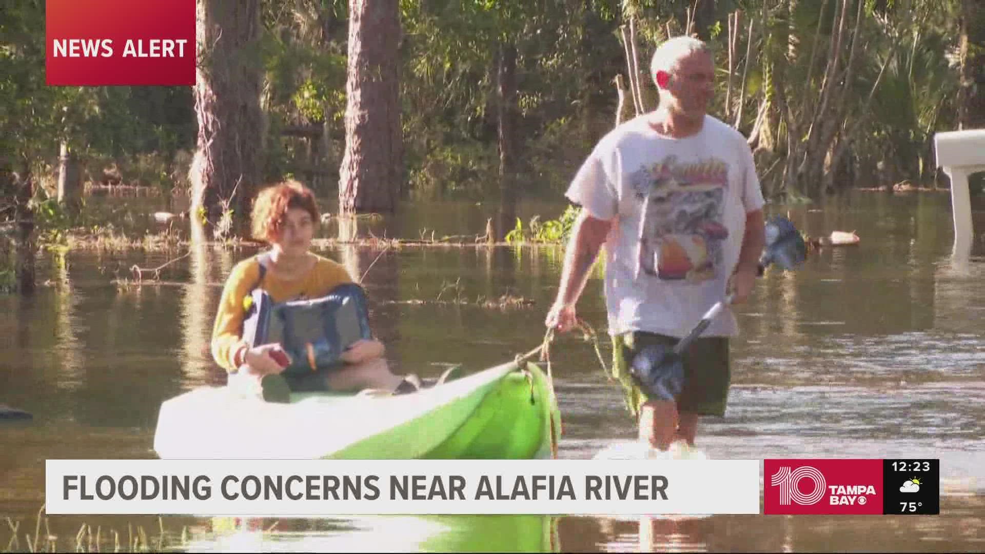 Alafia River seeing major flooding after Hurricane Ian | wtsp.com
