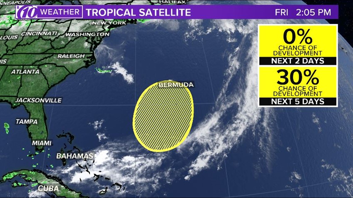 Tropical Weather: Low pressure system expected near Bermuda | wtsp.com