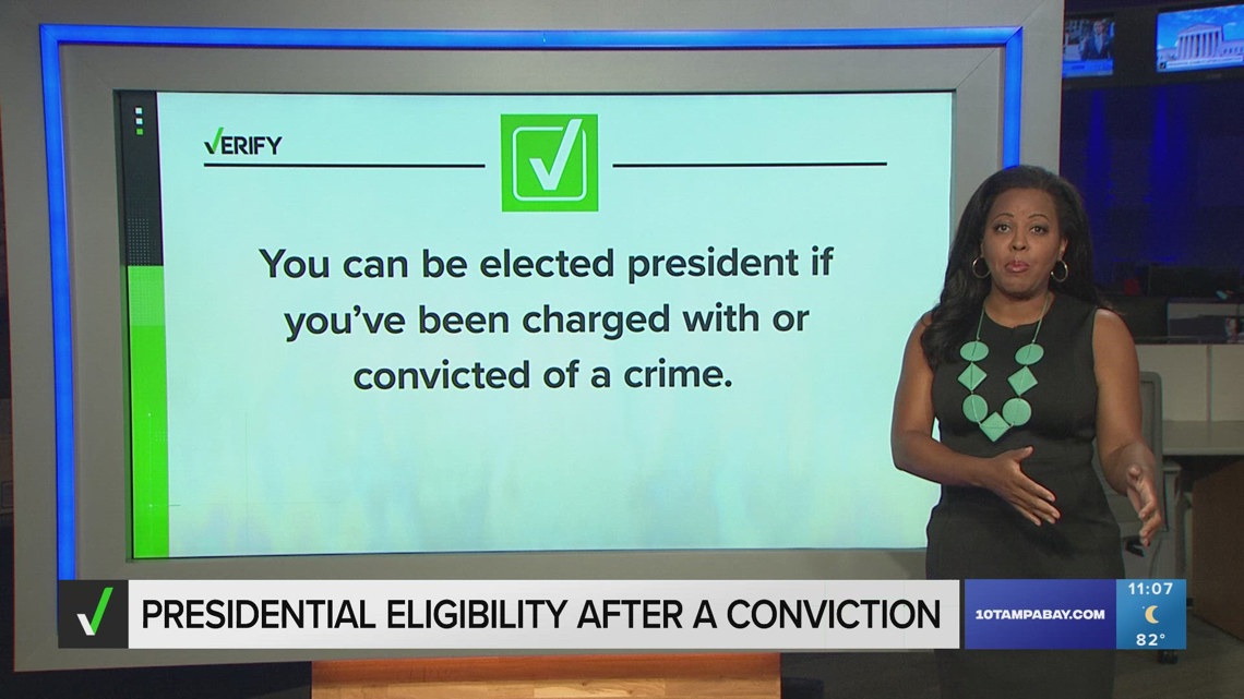 Yes, convicted felons can run for president | wtsp.com