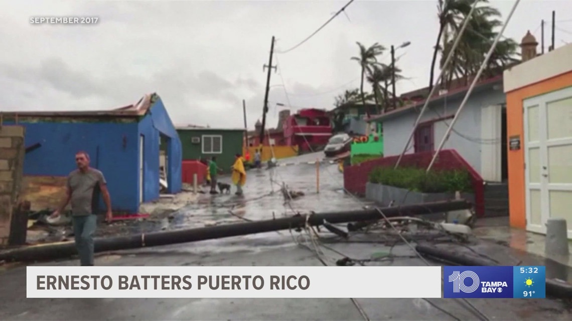 Ernesto leaves heavy rainfall in Puerto Rico | wtsp.com