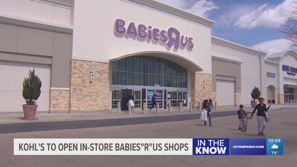 Babies "R" Us plans to open locations inside Kohl's stores | wtsp.com
