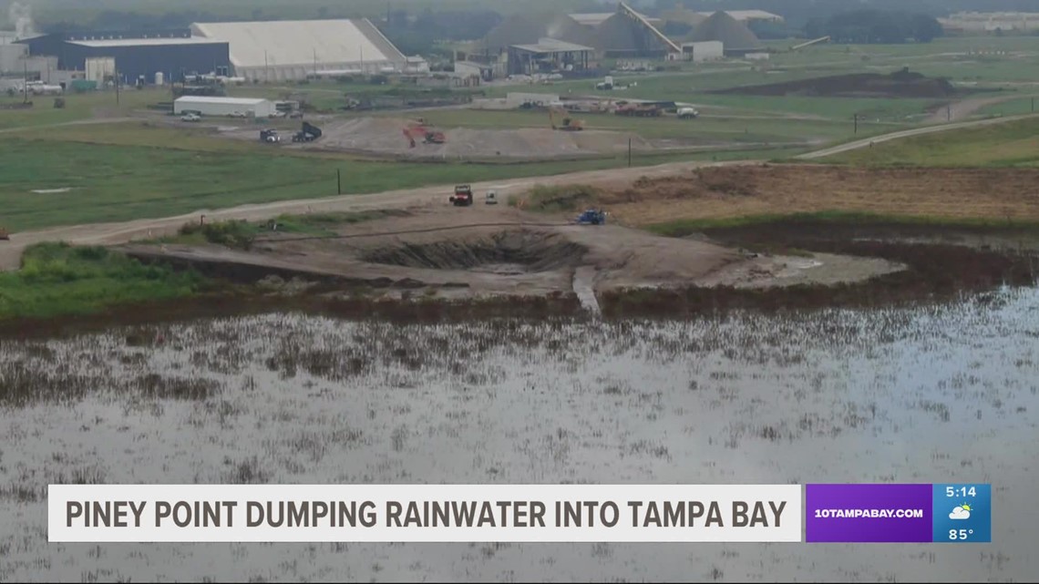Piney Point dumping 4 million gallons of rainwater into Tampa Bay ...