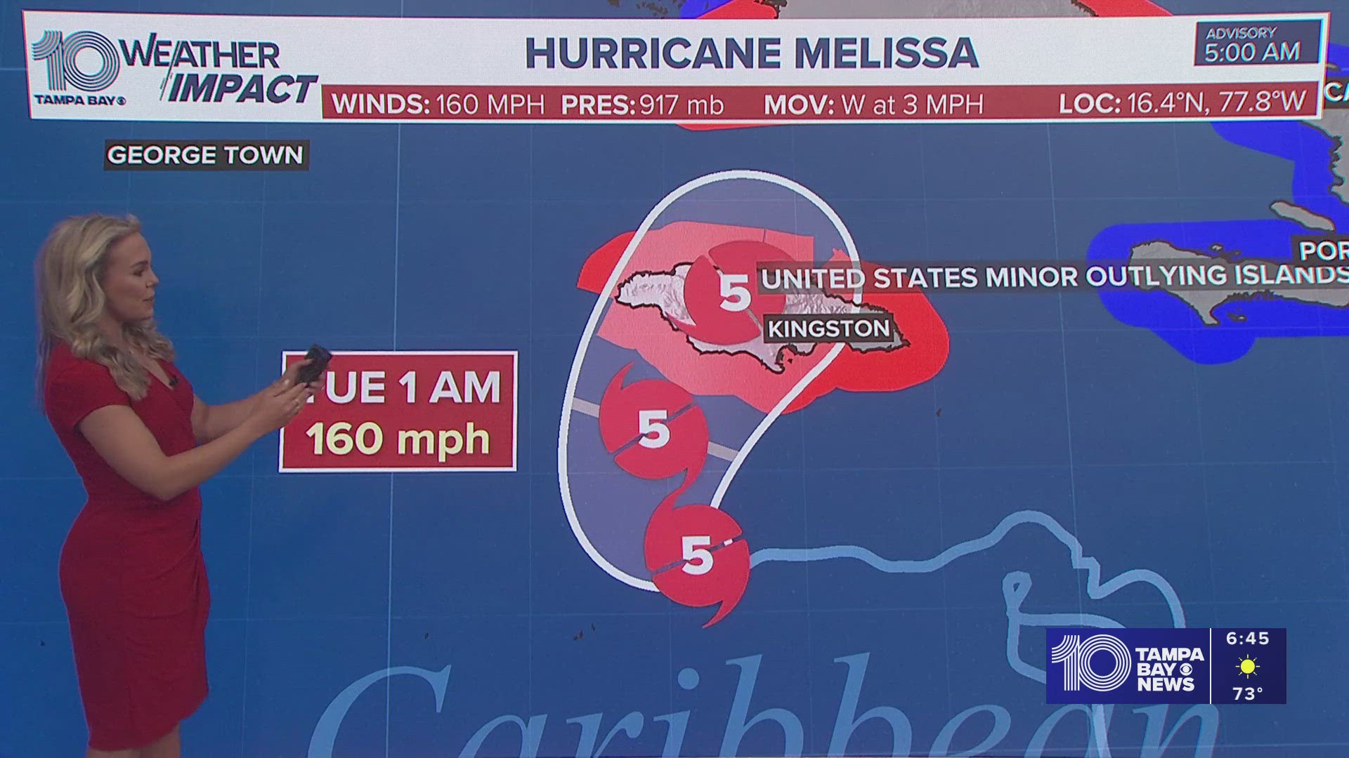 Tracking the Tropics: Melissa strengthens to Category 5 hurricane with its sights set on Jamaica ...