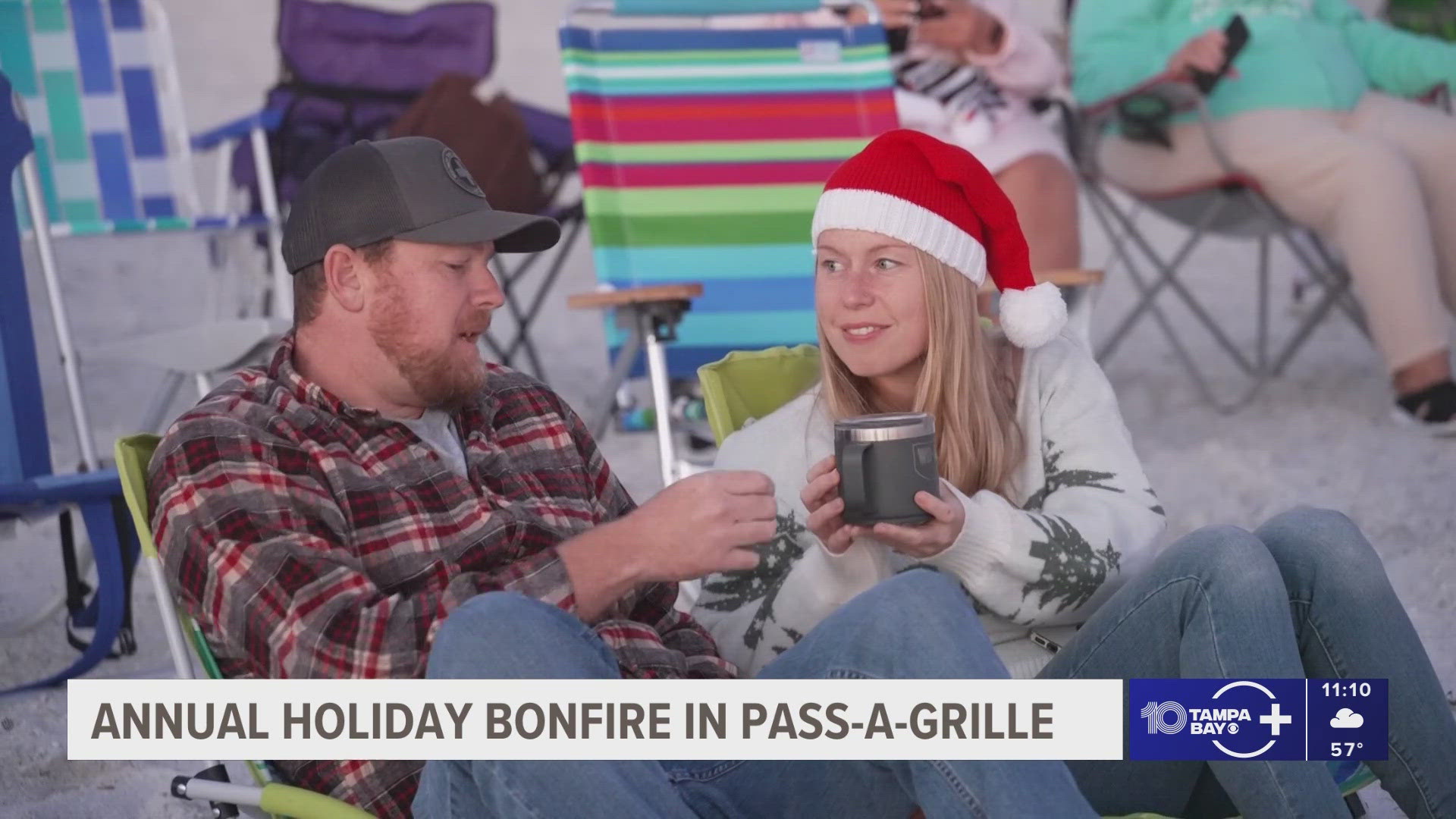 Pass-A-Grille Beach community gathers for annual bonfire tradition ...