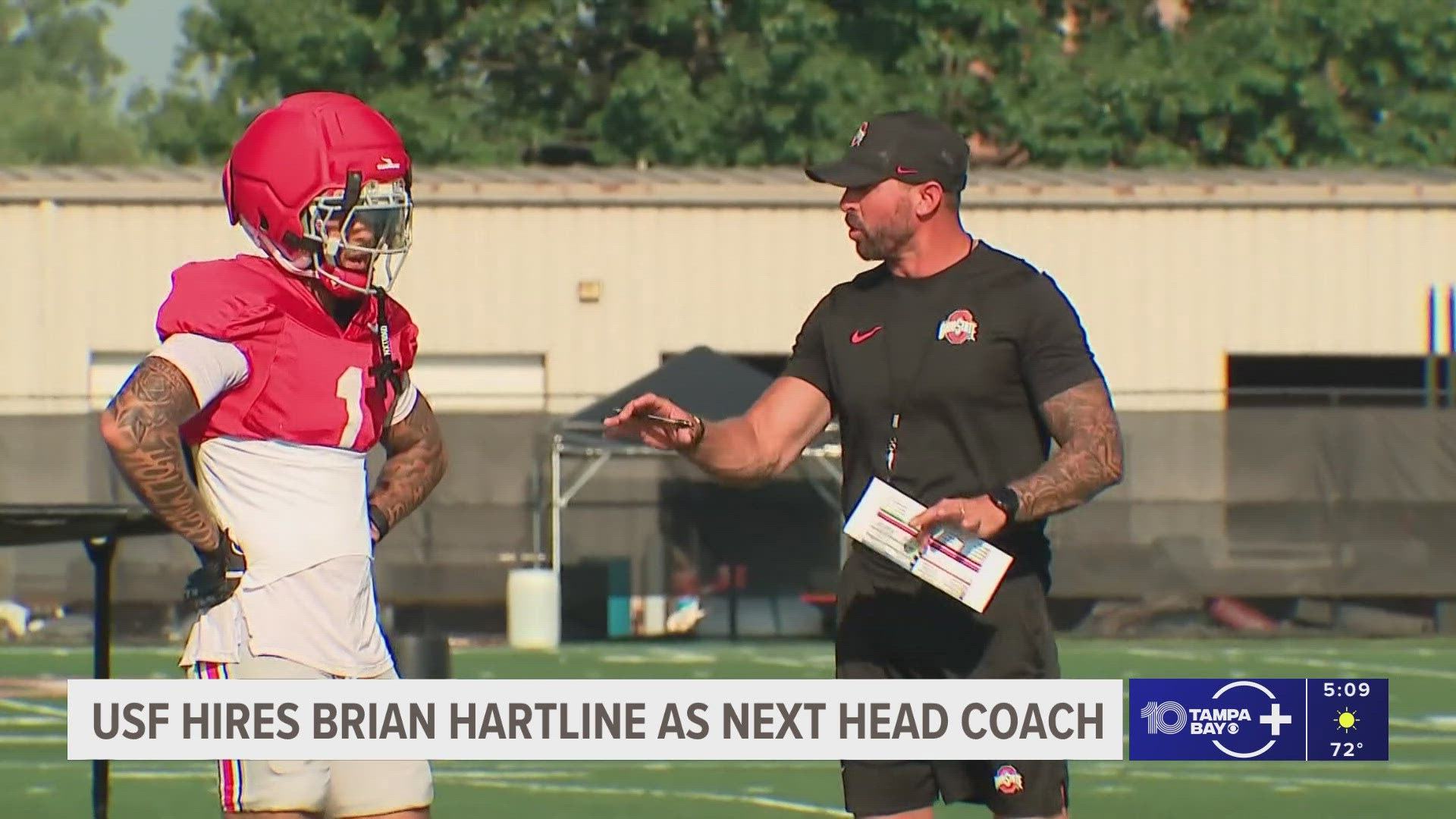 Ohio State offensive coordinator Brian Hartline to become head coach at ...