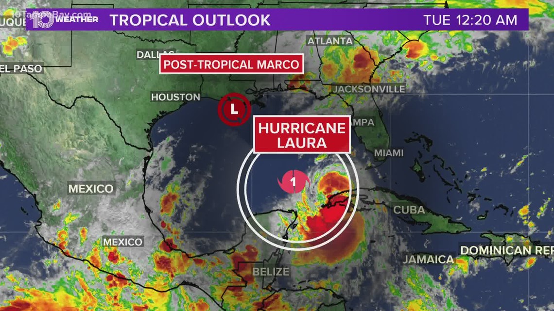 Tracking Hurricane Laura: Forecast to become Category 3 hurricane ...