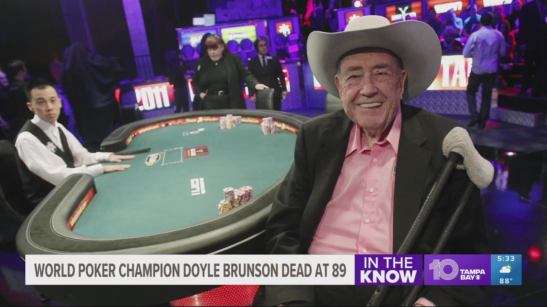 2-time world champion Doyle Brunson dies at 89 | wtsp.com
