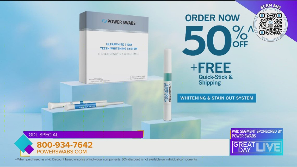 Whiten those teeth with Power Swabs | wtsp.com